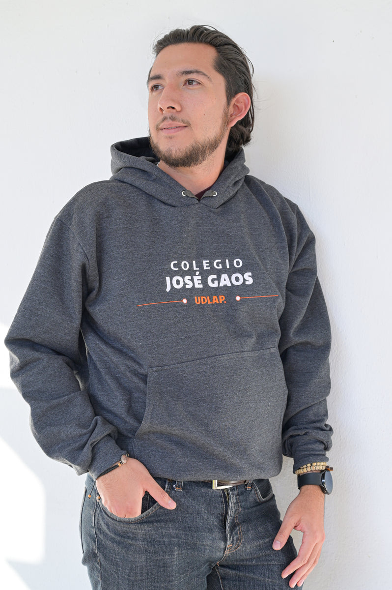 Sudadera gris Colegio José Gaos – Tienda Universitaria UDLAP