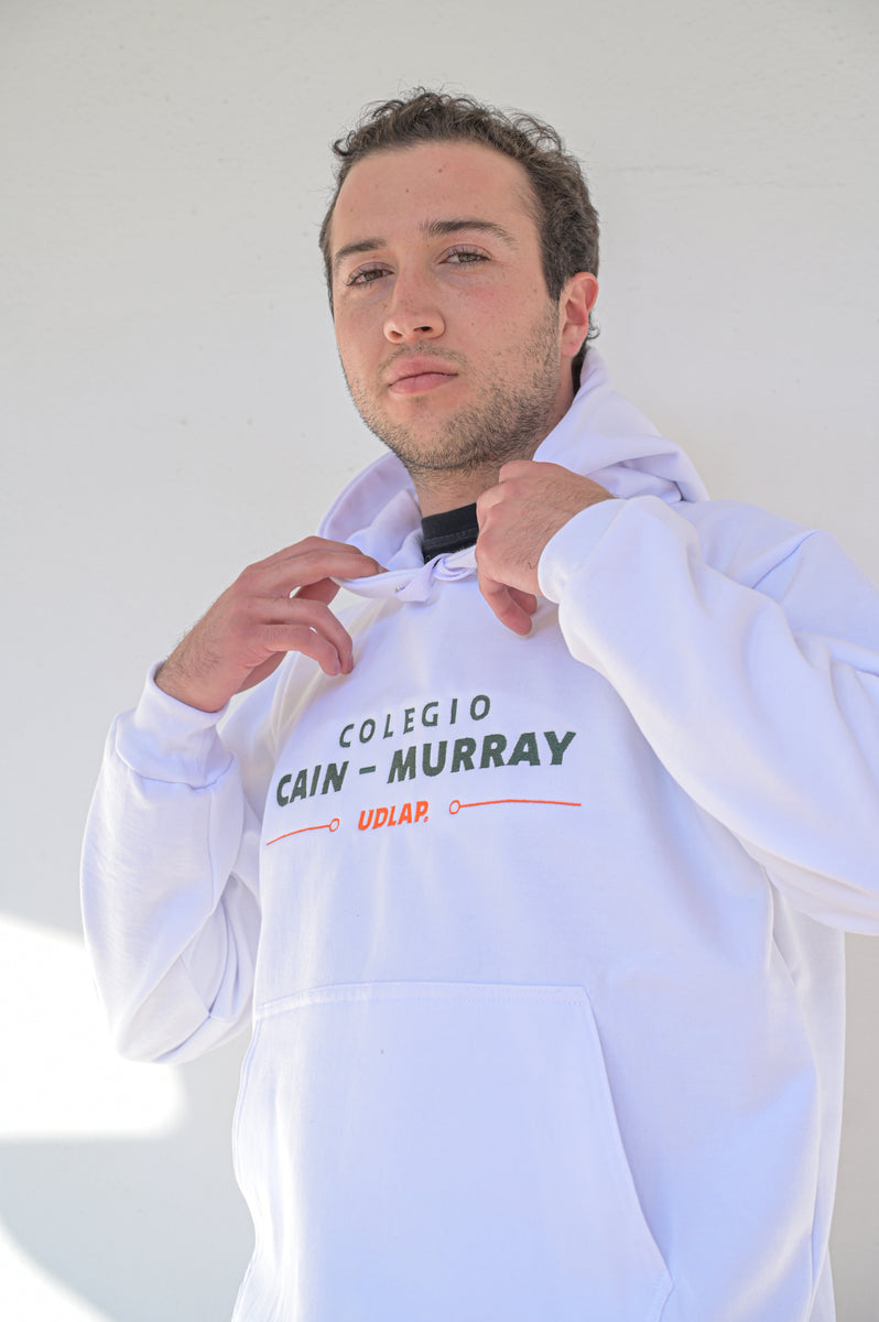 Sudadera blanco Colegio Cain Murray – Tienda Universitaria UDLAP